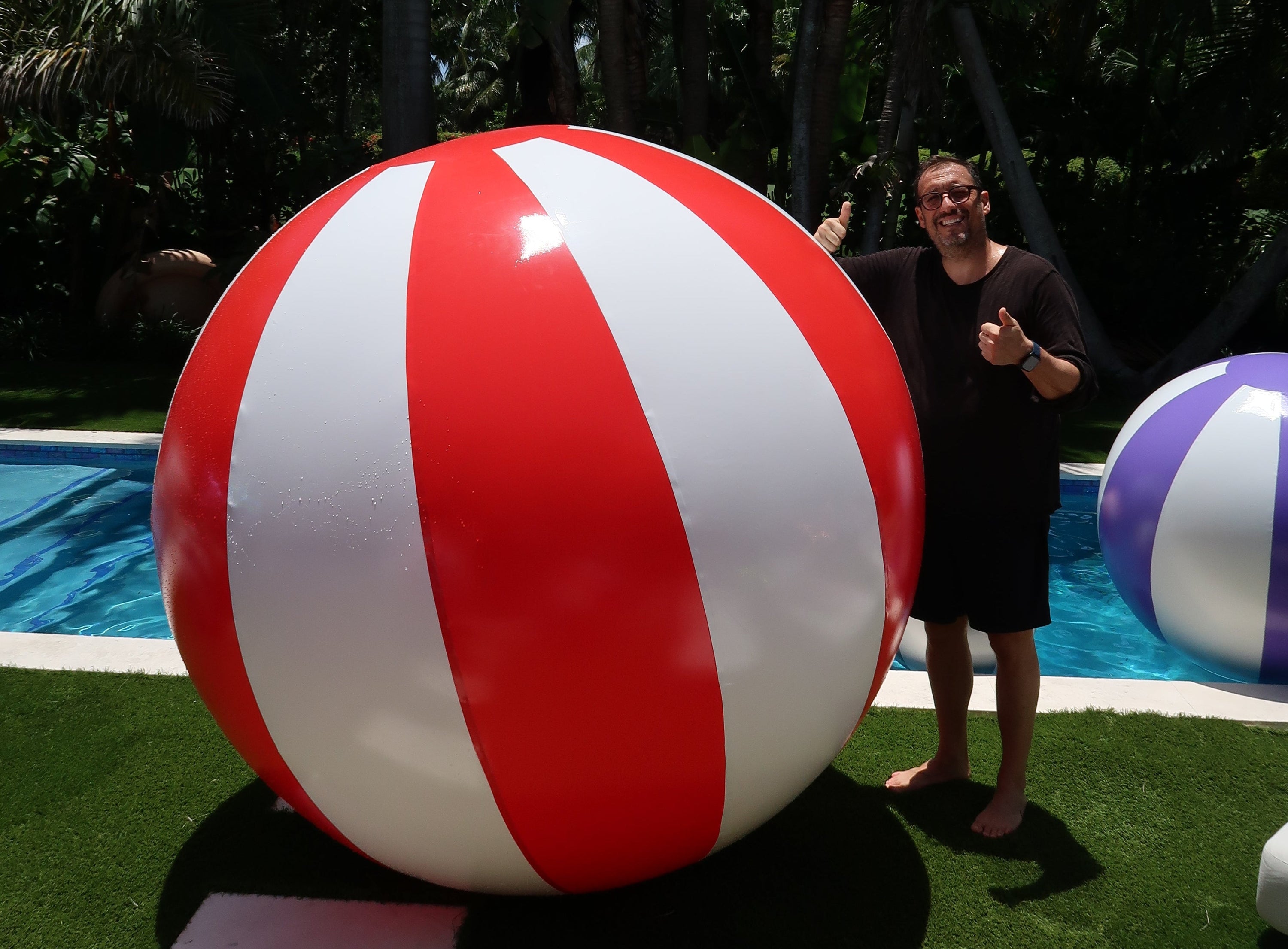 Oversized Customizable Big Beach Balls - choose color & size