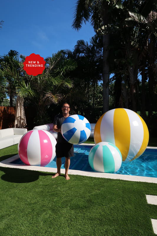 Oversized Customizable Big Beach Balls - choose color & size