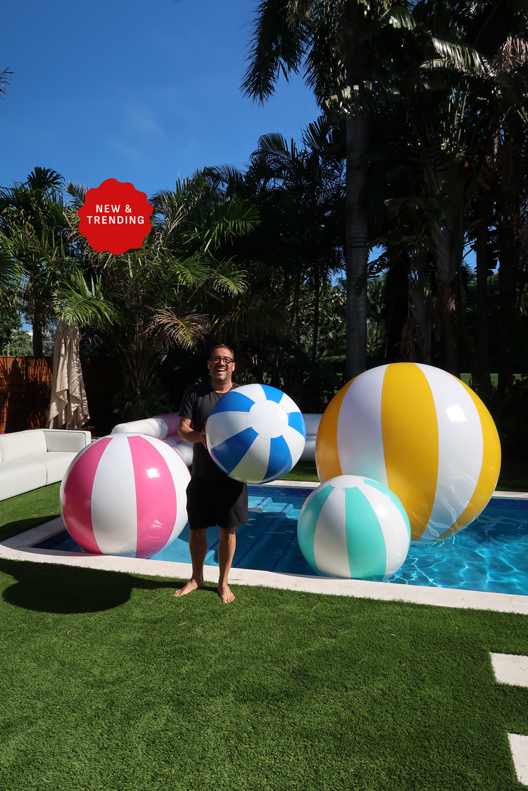 Oversized Customizable Big Beach Balls - choose color & size