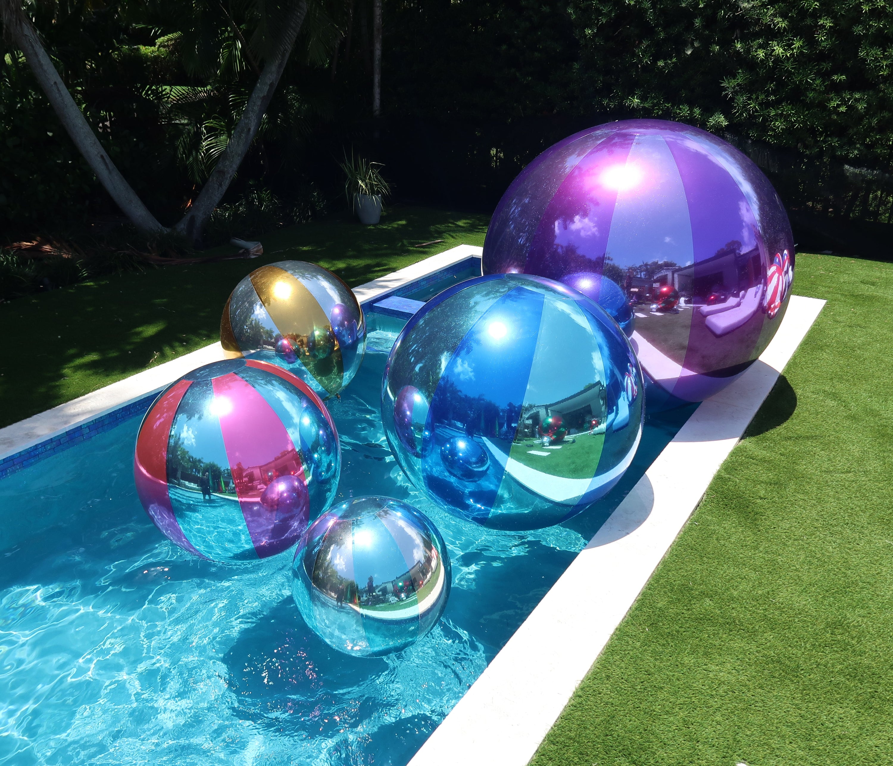 Oversized Customizable Big Beach Balls - choose color & size