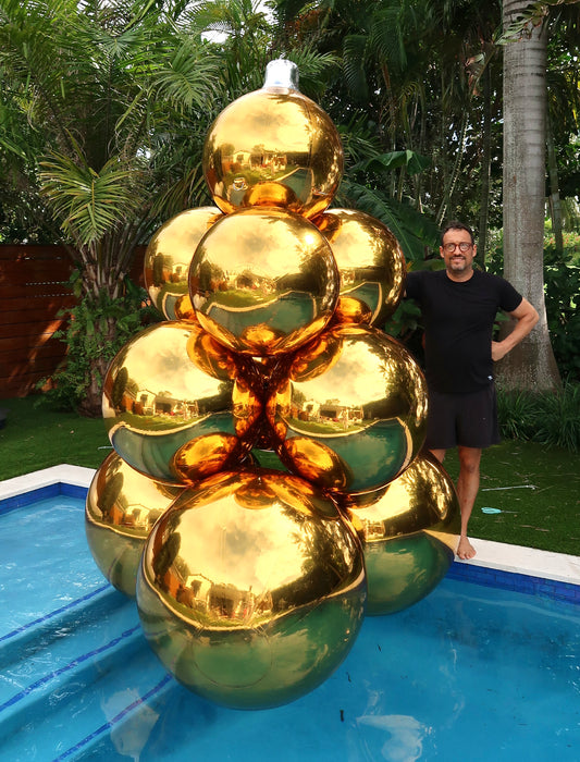 New! Big Shiny Ball Christmas Tree
