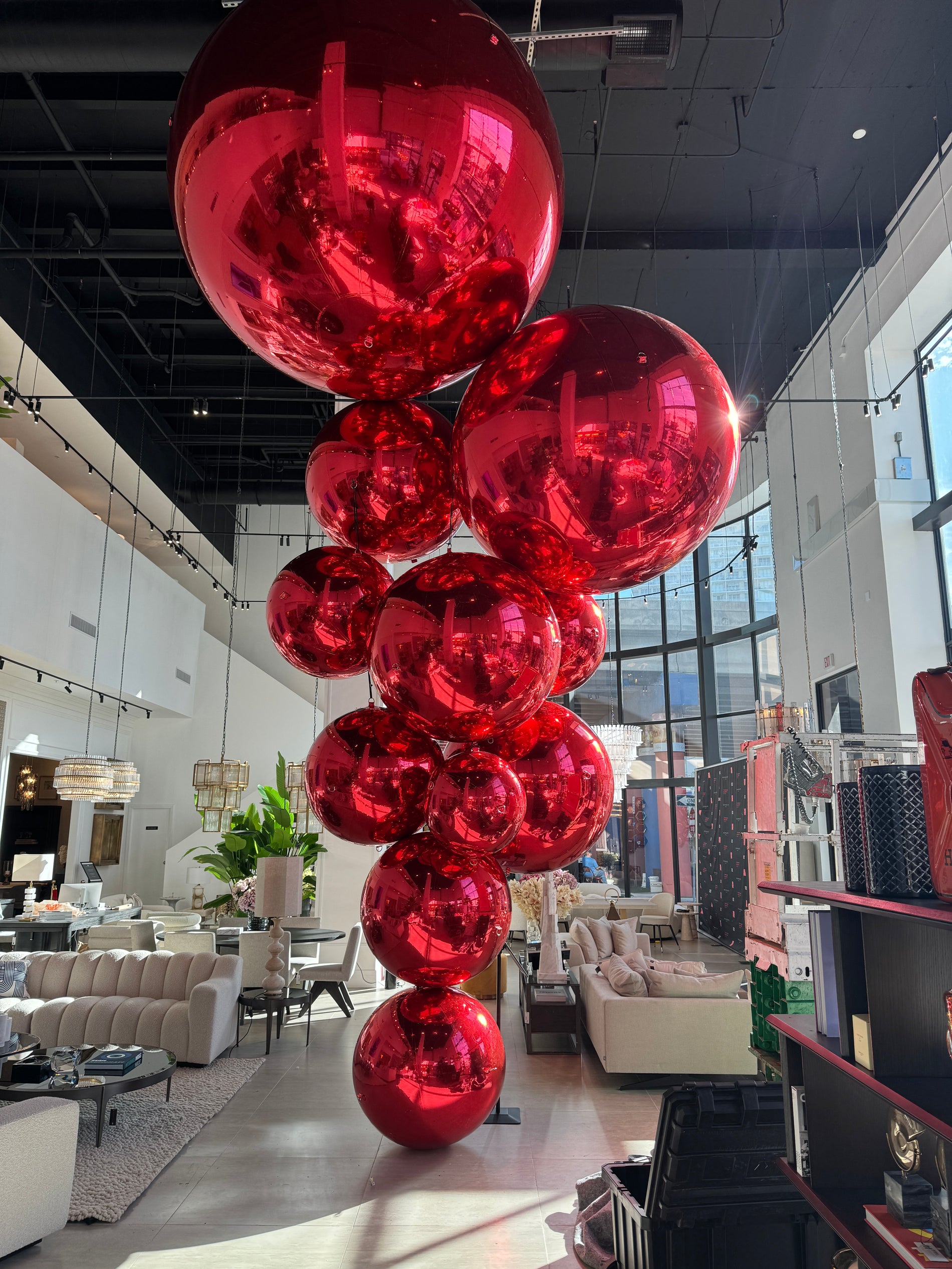 Big Shiny Inflatable Balls