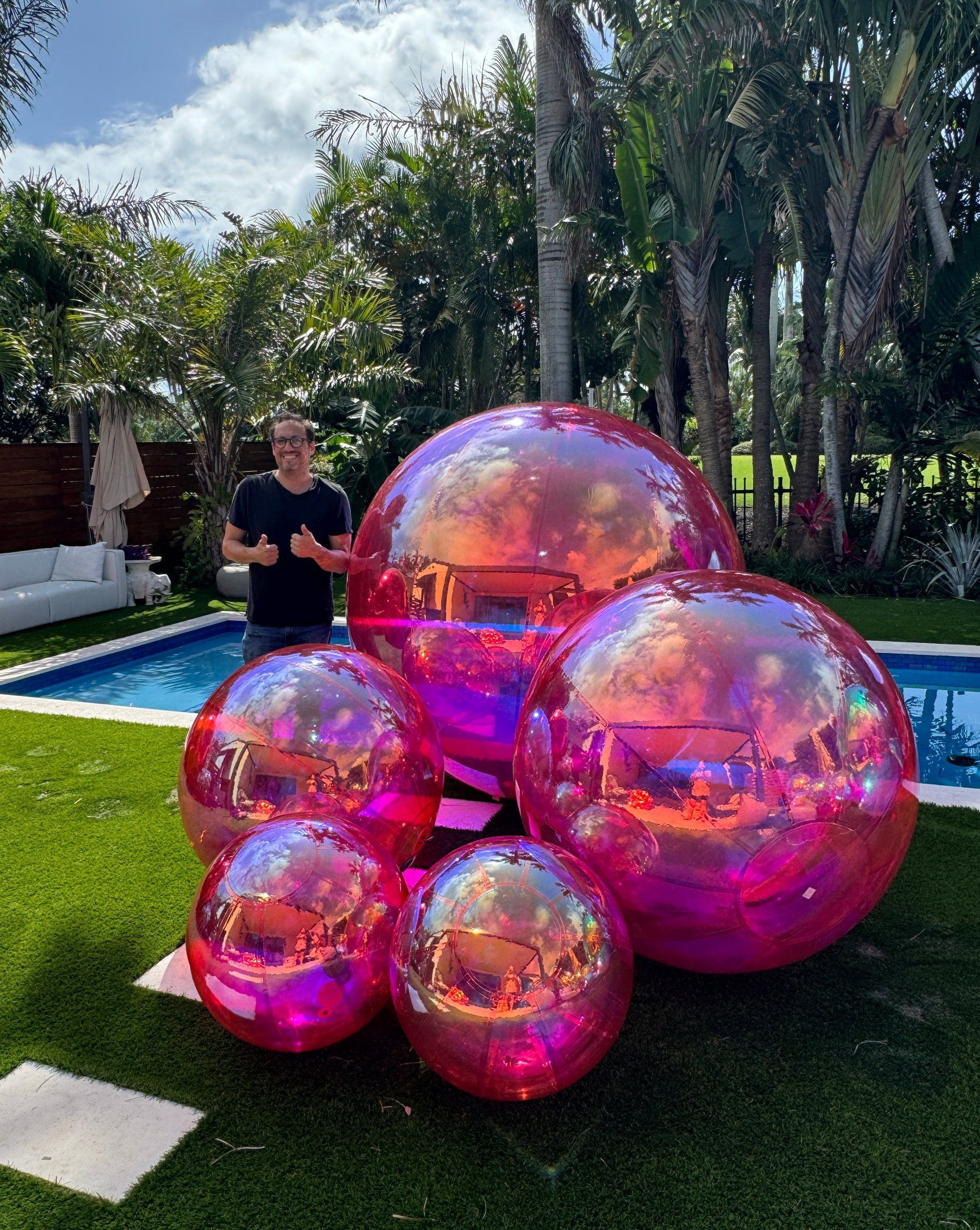 Big Shiny Inflatable Balls